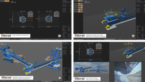 Machine Positioning (IPCC) - indurad - 3D Radar Machine Vision