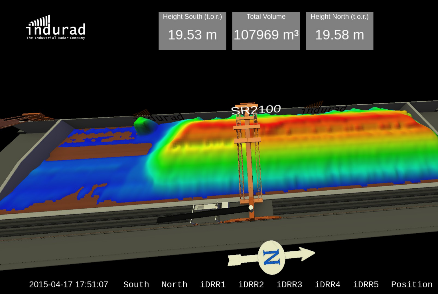 iStockpile - indurad - 3D Radar Machine Vision