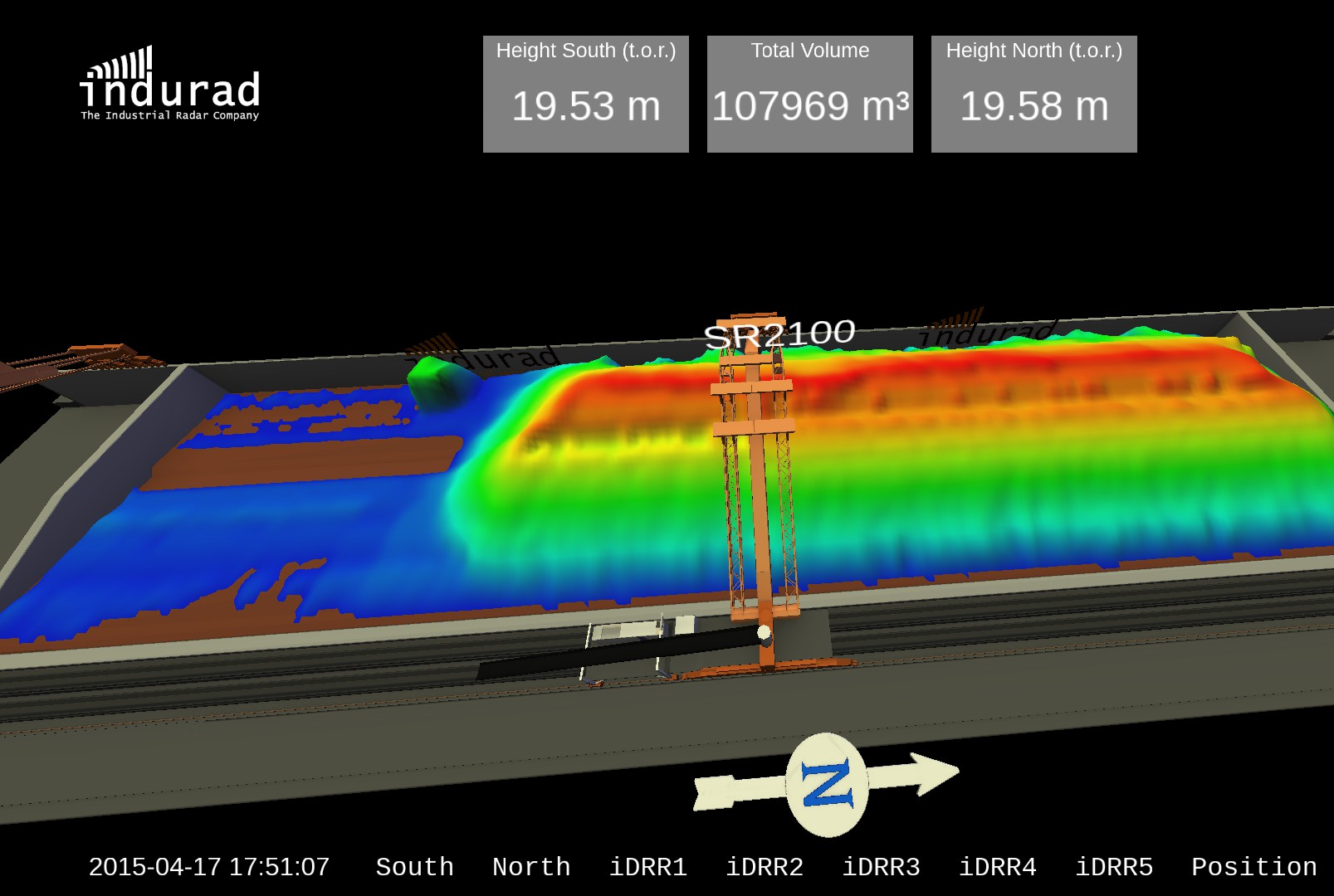 iStockpile - indurad - 3D Radar Machine Vision